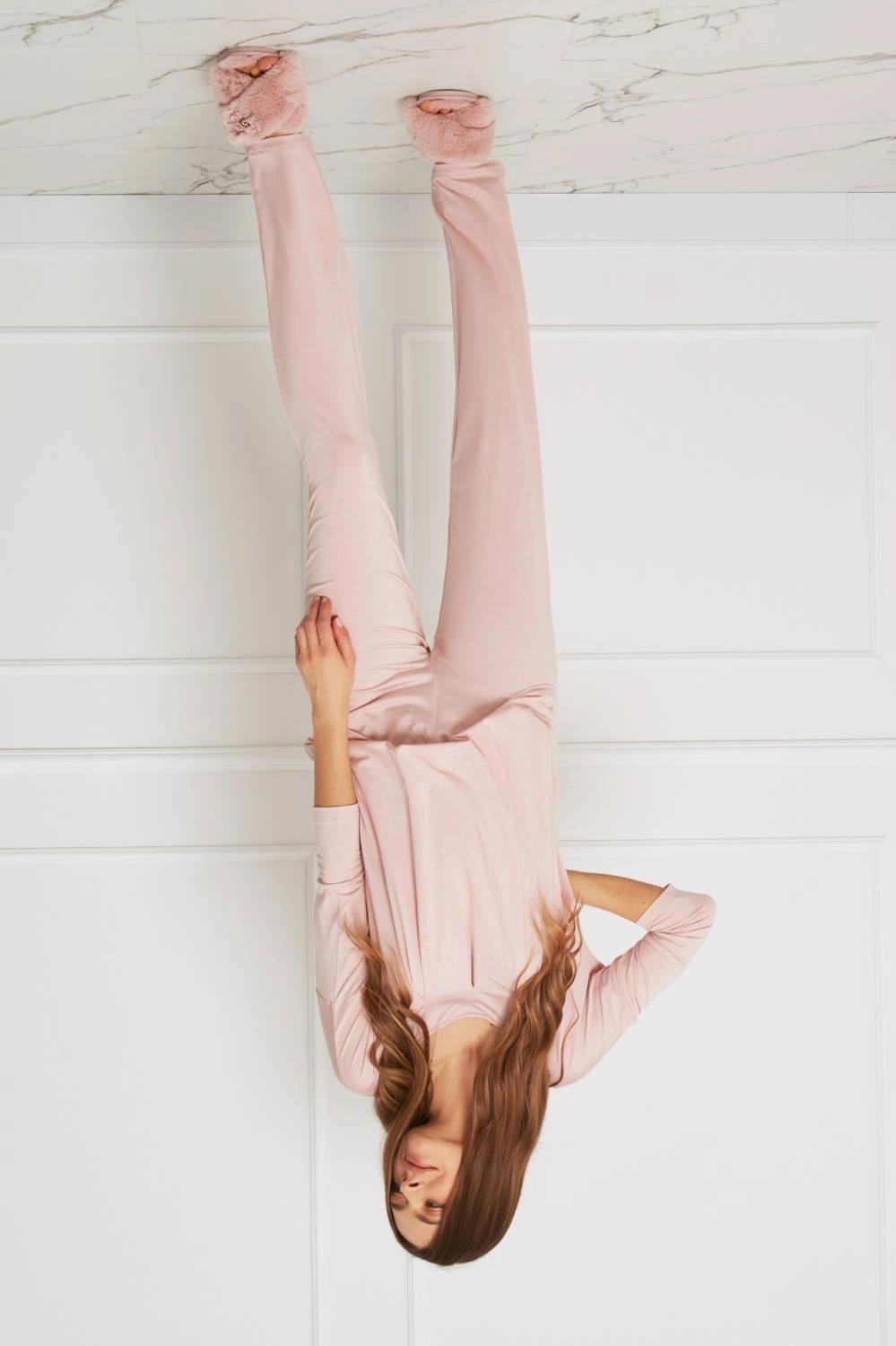 Komplet damski - plus size OH!ZUZA N&D H30 - różowy 20493 | Dobra Cena ...