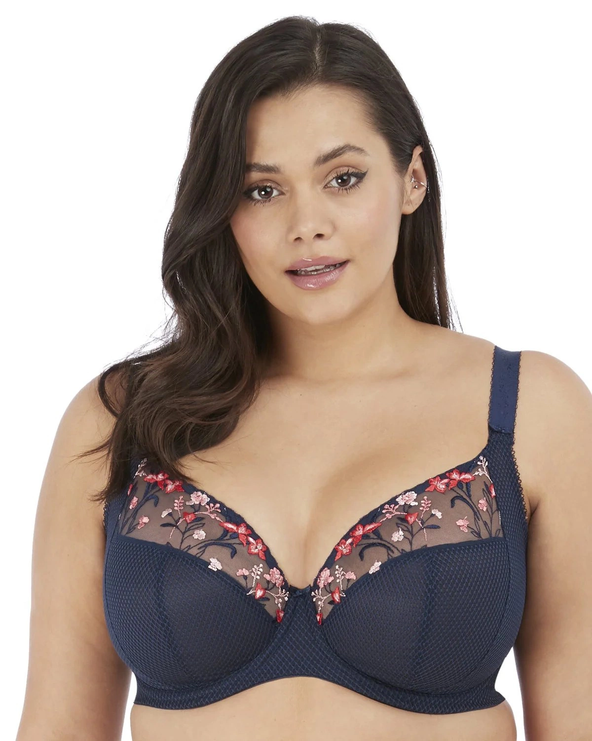 Charley Navy biustonosz plunge - granatowy 17483 | Dobra Cena | Sklep Online | Wrocław - myBra